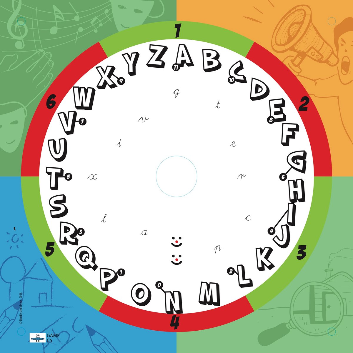 The Alphabet Wheel - StreetSmart Wheel - StreetSmart Play