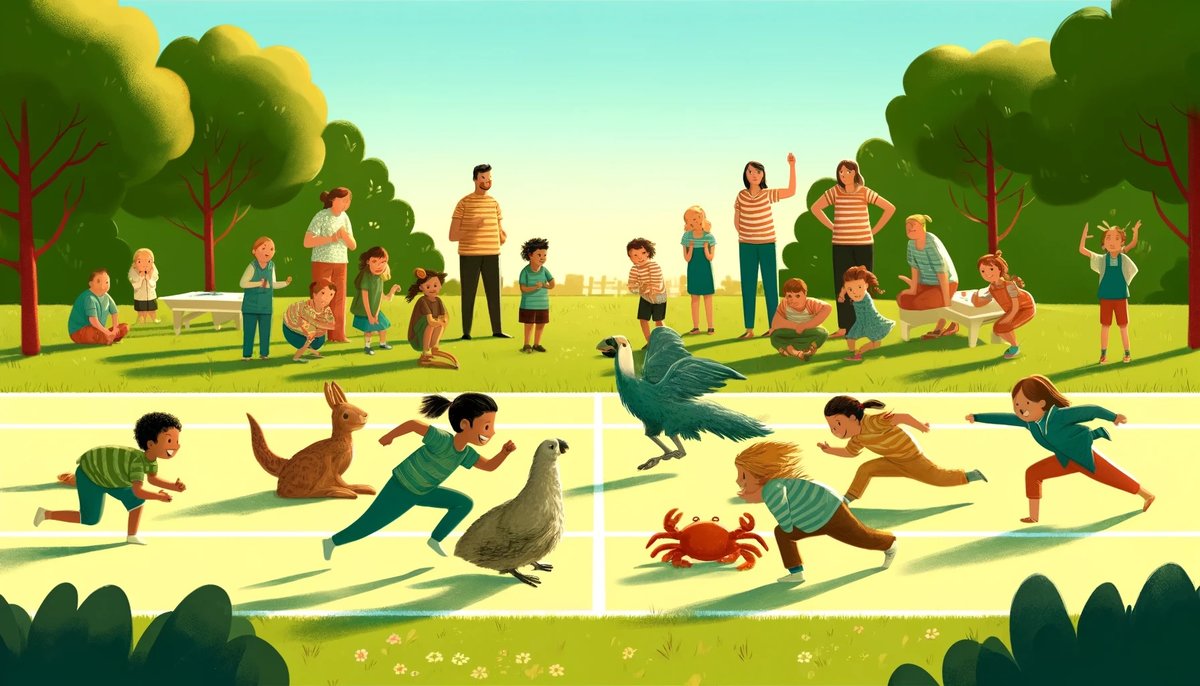 Animal Relay Race - StreetSmart Play